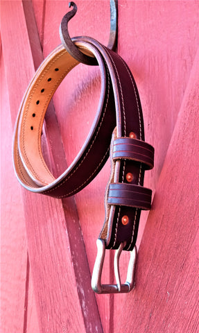 Available To Purchase Now***** Heavy Leather Outdoorsman / Work Belt
